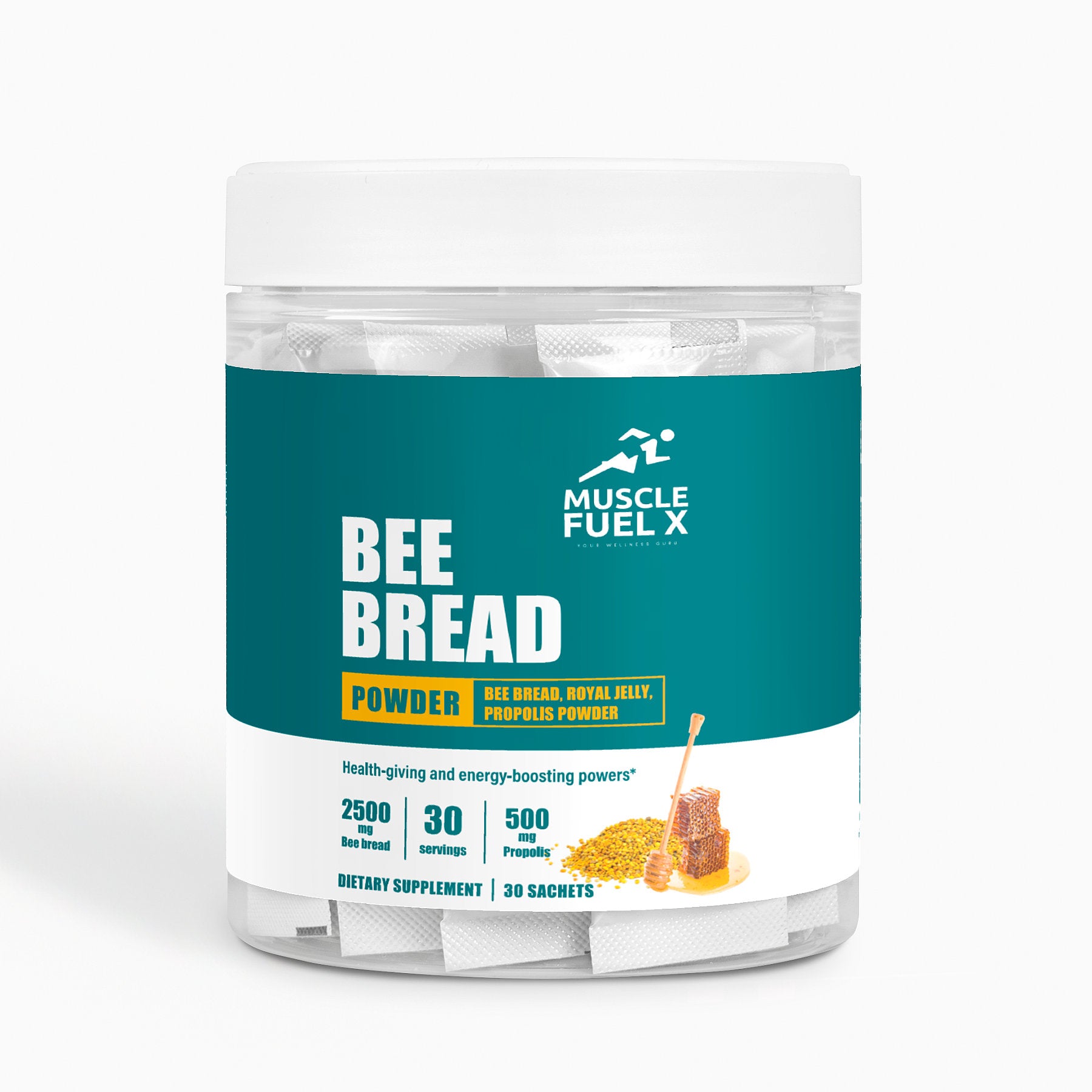 Bee Bread Powder: Nutrient-Rich Smoothie Additive - MUSCLE FUEL X